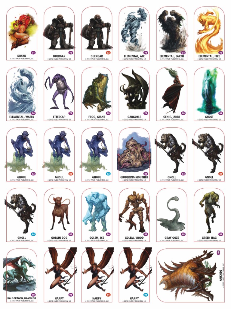 PFRPG Pawns BestiaryBox 1 Set 3 | PDF