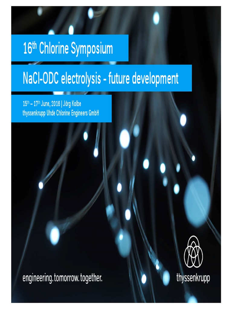 09 - B NaCl-ODC Electrolysis Technology - Future Development - Jörg ...
