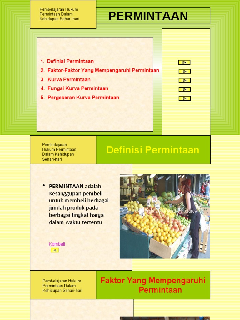 MATERI BAB 4 Permintaan Penawaran | PDF
