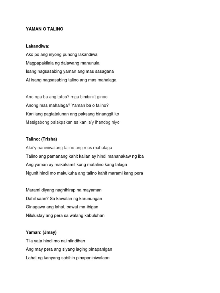 Toaz - Info Yaman o Talino PR | PDF