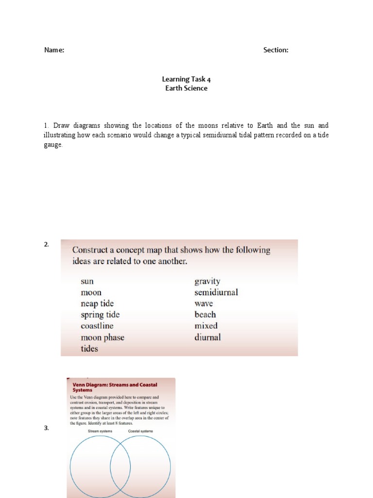 Learning Task 4 - Earth Science | PDF
