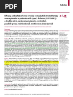 Wegovy Product Monograph Overview | PDF | Diabetes | Hypoglycemia