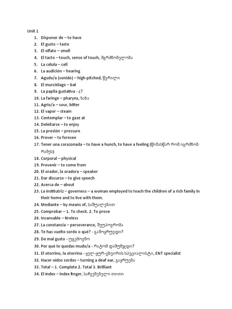 Vocabulario B2 | PDF