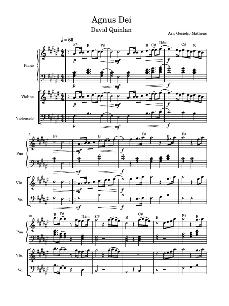 Agnus Dei Pdf