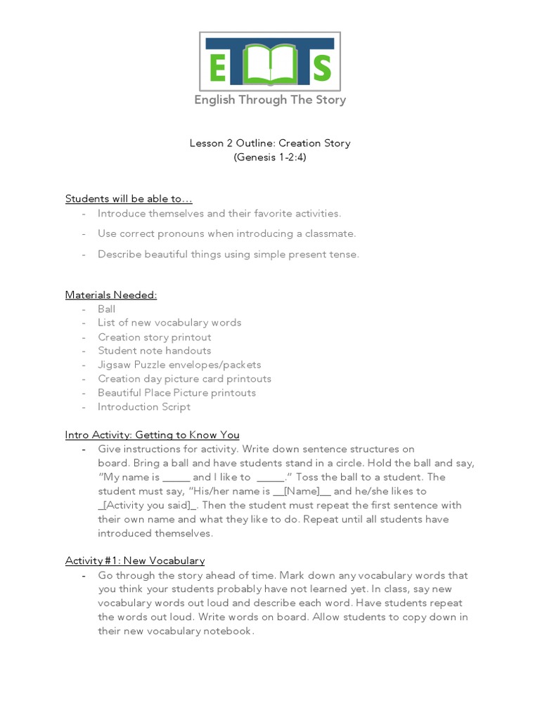 l2 Lesson Plan | PDF | Vocabulary | Linguistics