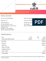 Gym Receipt | PDF | Payments | Business