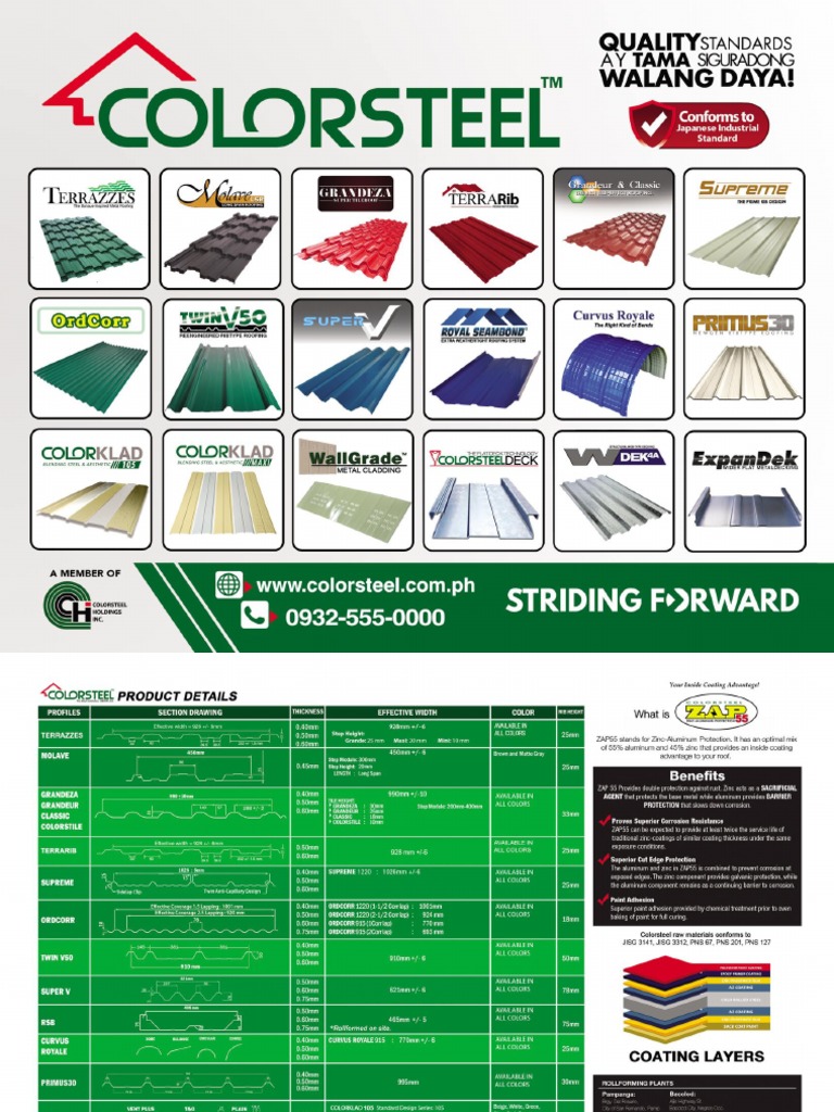 Colorsteel Rib Type Longspan | PDF