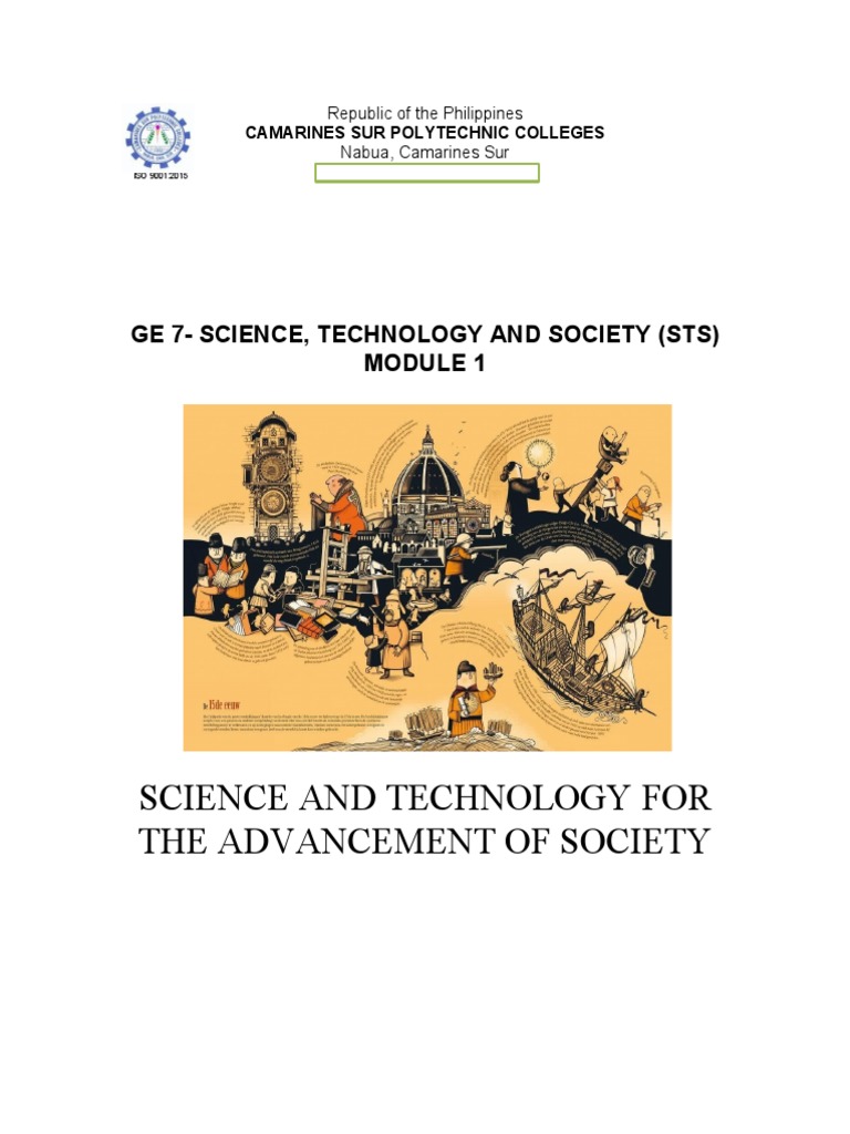 STS Module 1 Science and Technology For The Advancement of Society | PDF | Science | Knowledge