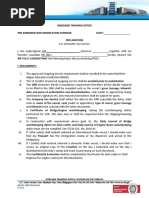 Certificate of Bridge Watchkeeping | PDF