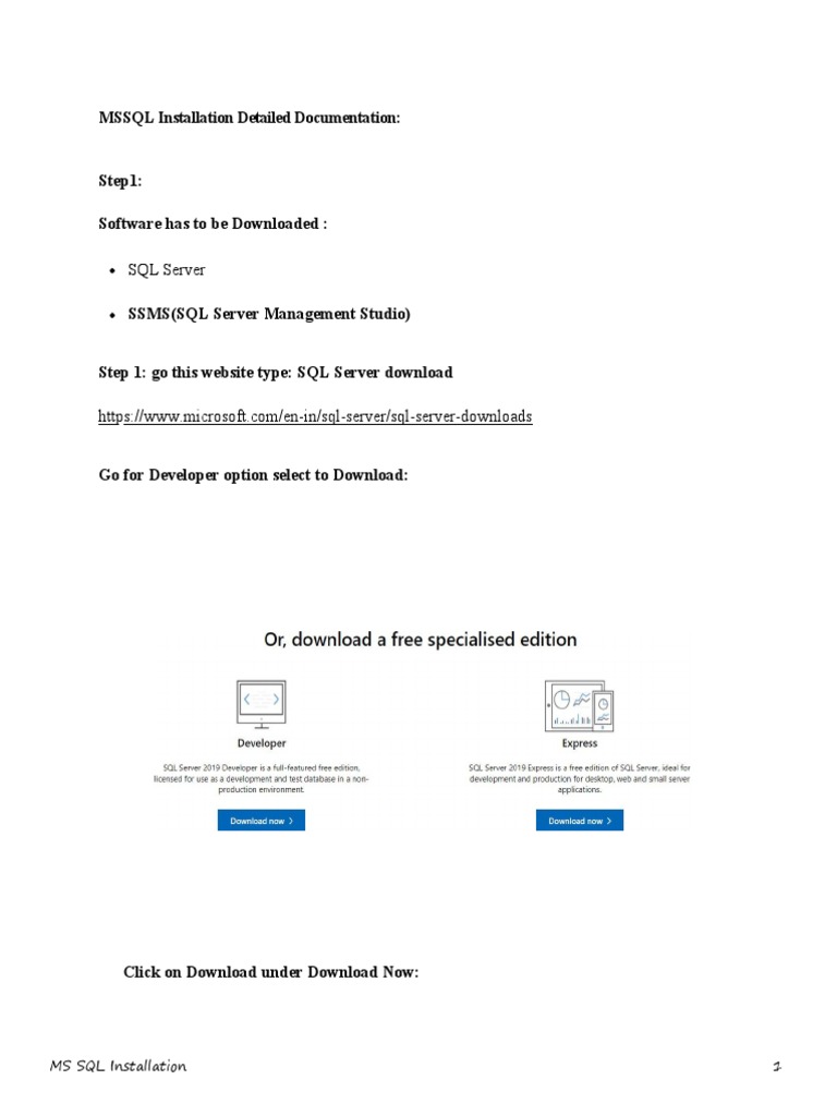 Microsoft SQL Installation | PDF | Microsoft Sql Server | Computer Architecture