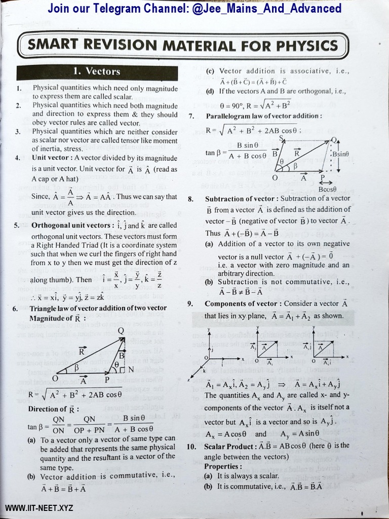 Smart Revision Material Physics | PDF