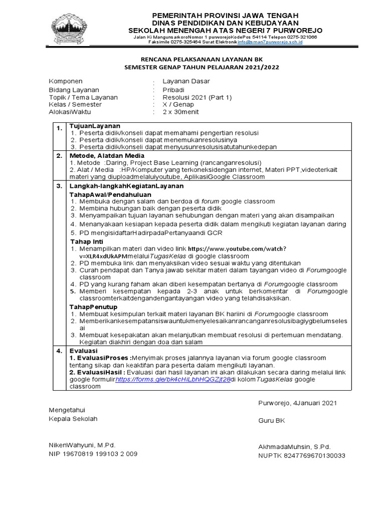 RPL BK Resolusi 2021 Part 1 | PDF