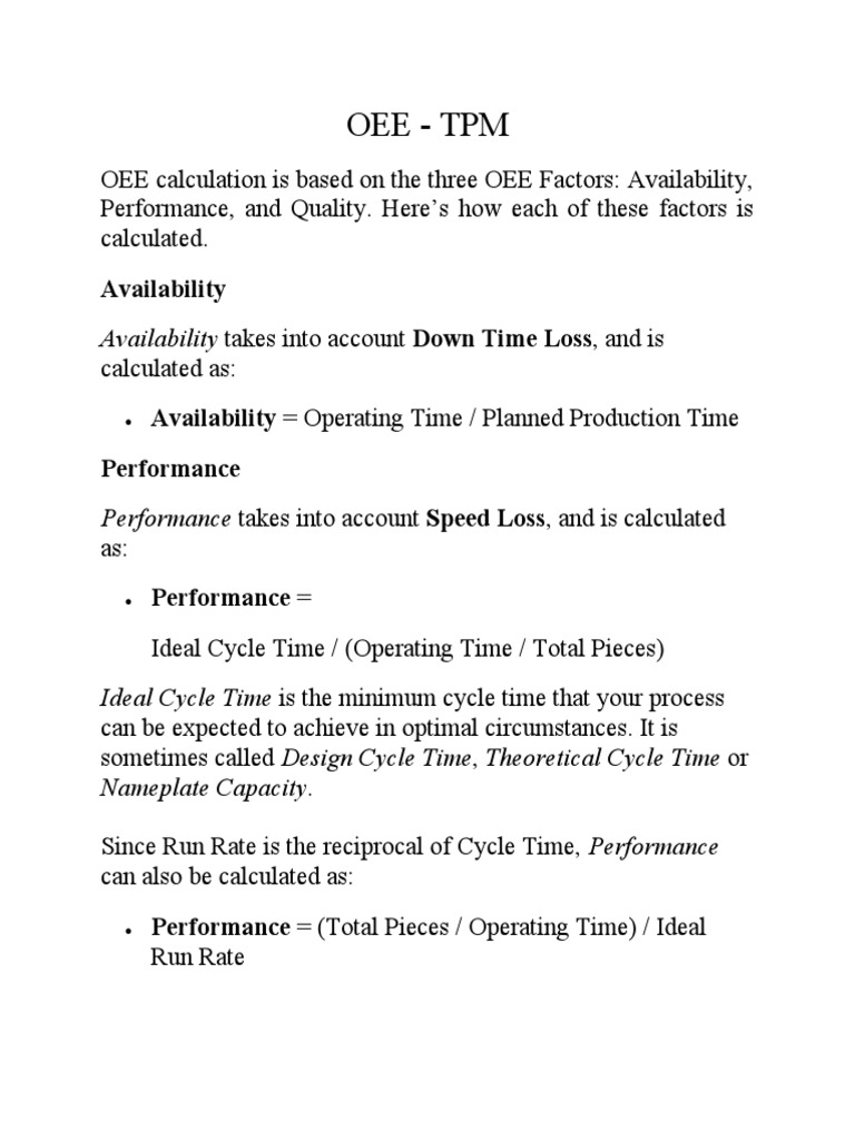 Oee Pdf