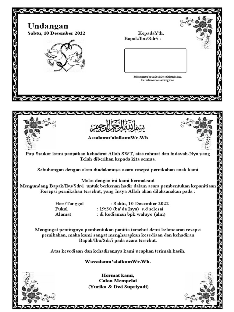 Rapat Panitia Pern | PDF