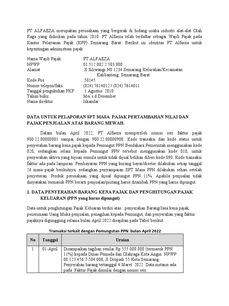 Latihan SPT PPN | PDF