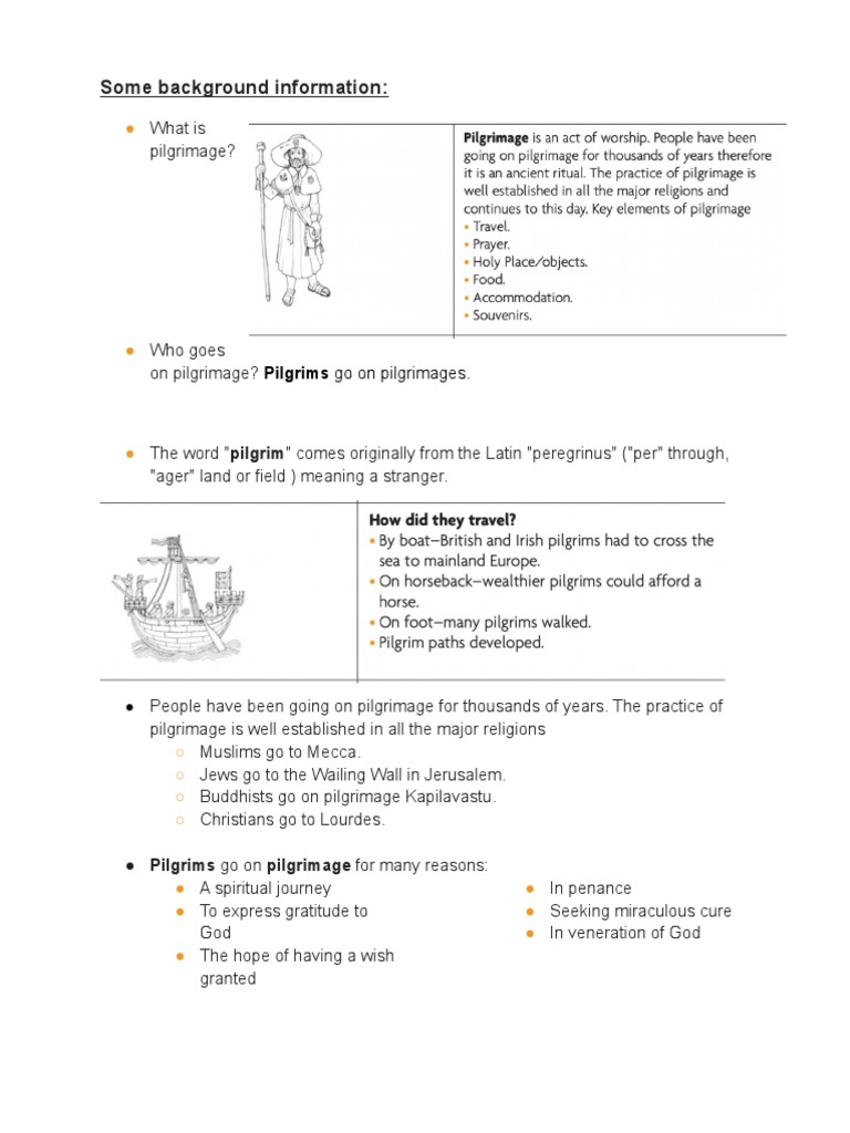 An Introduction to Pilgrimages: Traditions, Purposes, and the Pilgrim Experience | PDF ...