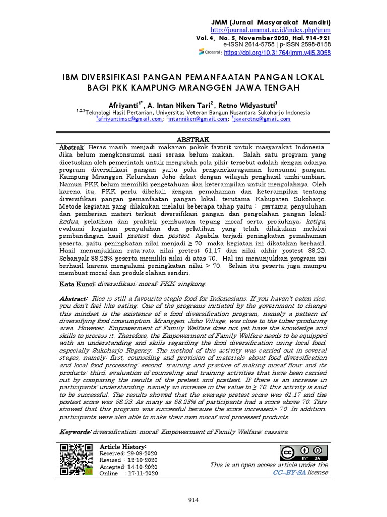 DIVERSIFIKASI PANGAN | PDF