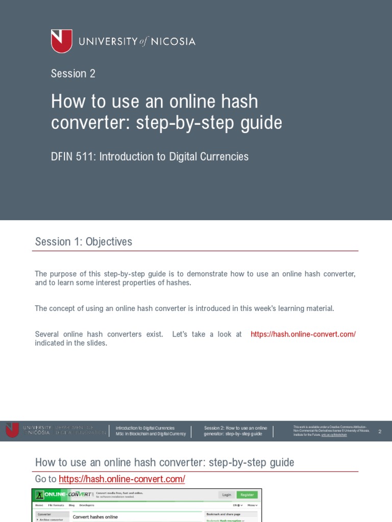 How to use an online hash generator_28Sept2021 | PDF | Bitcoin ...
