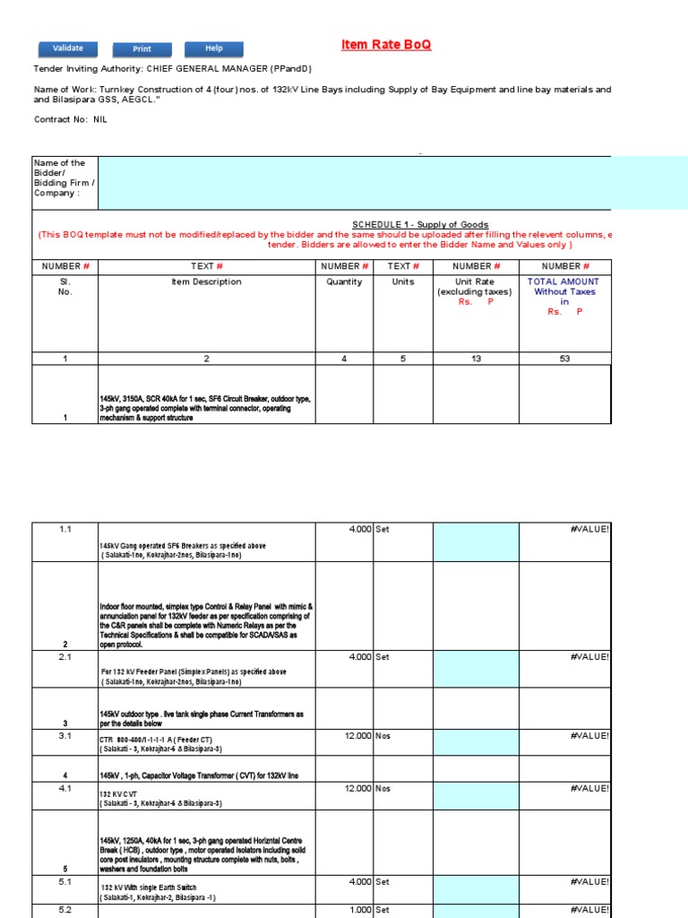 Boq Upload | PDF | Insulator (Electricity) | Nut (Hardware)