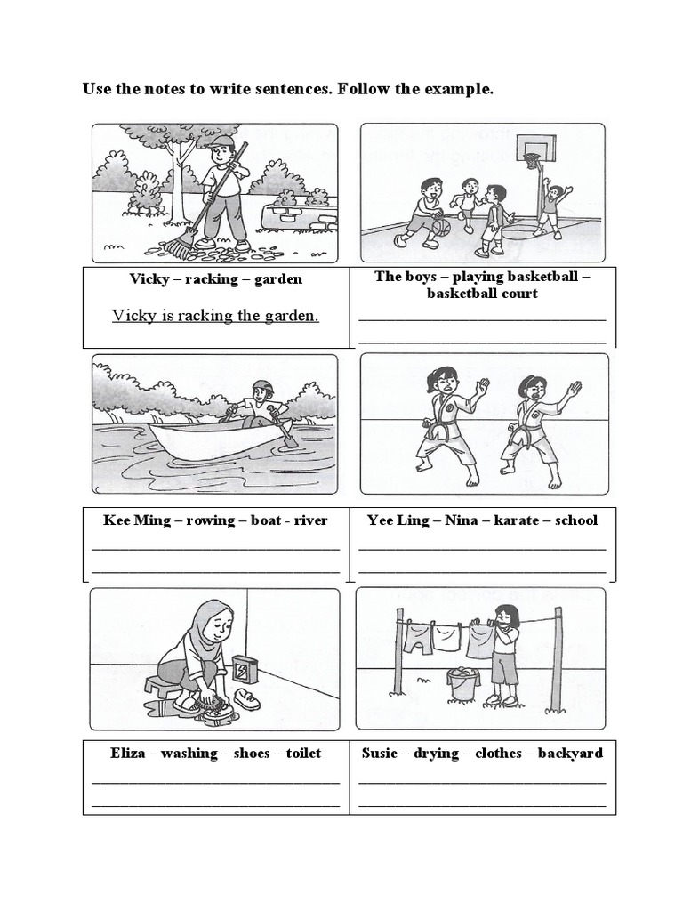 Sentence Writing Exercise Guide | PDF | Lifestyle