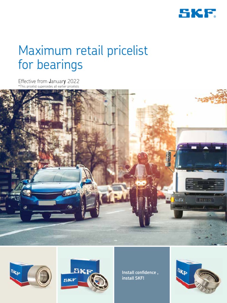 SKF Jan 2022 | PDF | Bearing (Mechanical) | Reliability Engineering