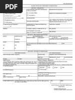 Blood Issuing Form Details | PDF