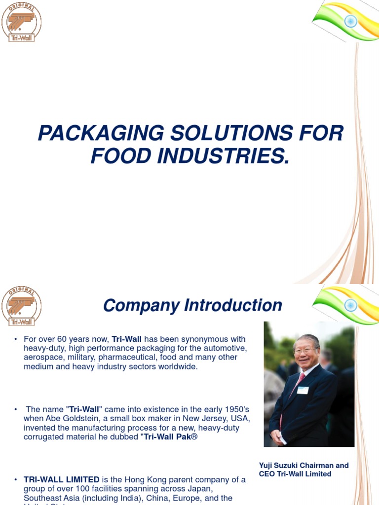 Food Packaging Presentation Pdf