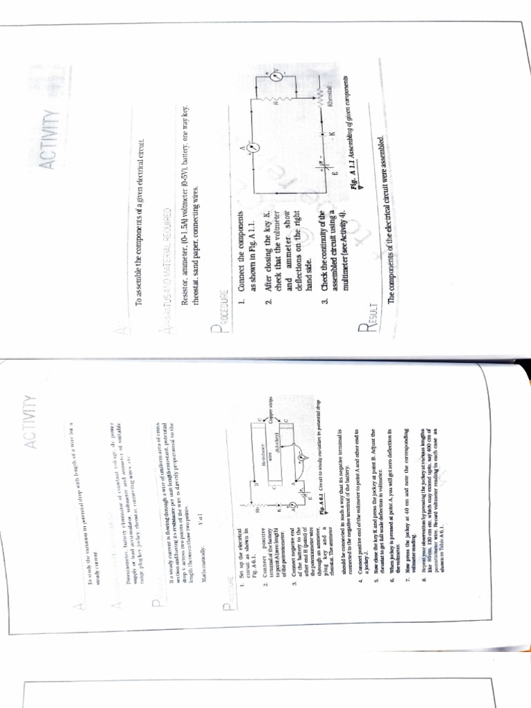 Activity For 12 Physics Lab | PDF | Electromagnetism | Metrology