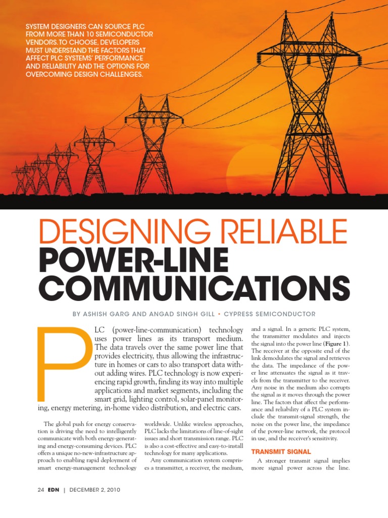 25735 Designing Reliable Power Line Communications Pdf Pdf Electric Power Transmission