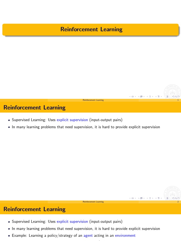 Reinforcement Learning Latest Pdf Mathematical Optimization Function Mathematics 