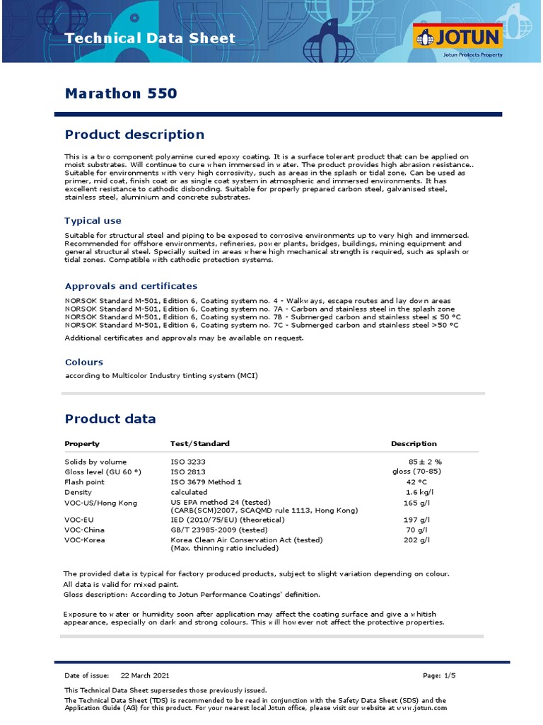 TDS 33343 Marathon 550 Euk GB | PDF | Abrasive | Stainless Steel