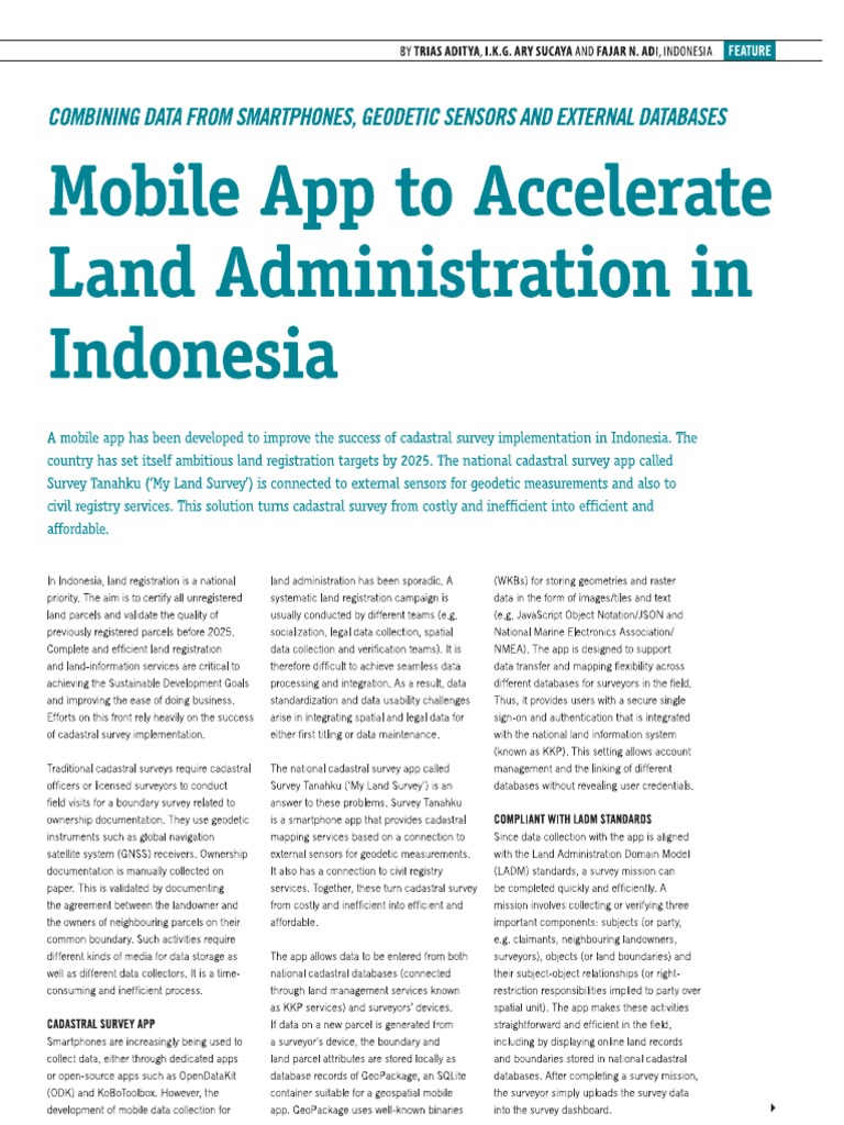 Aditya Paper Survey Tanahku Di GIM Vol 6 | PDF