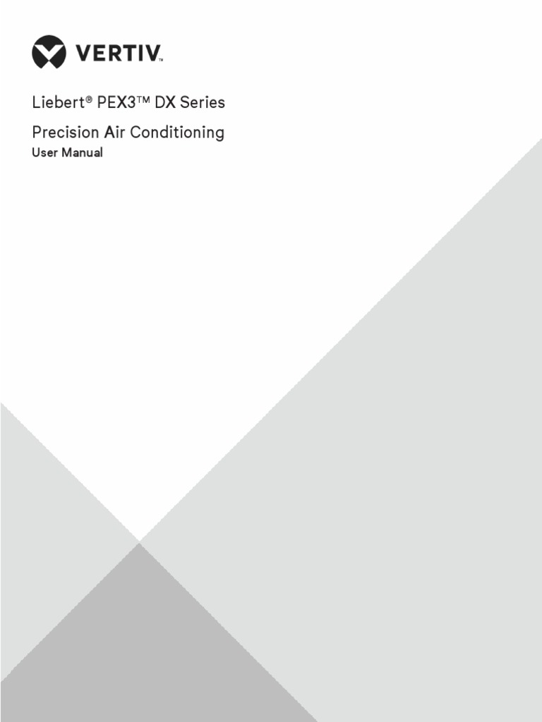 Liebert PEX3 - UM-ENG-ASIA | PDF | Air Conditioning | Heat Exchanger