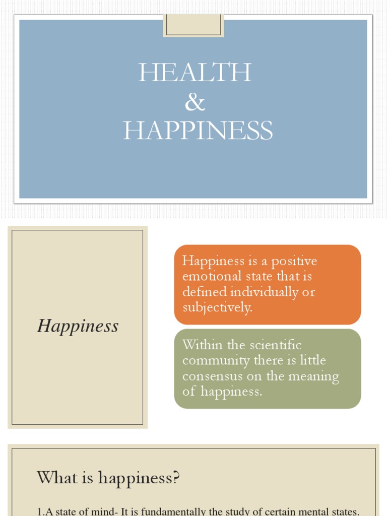 Understanding Happiness and Well-Being | PDF | Happiness | Well Being