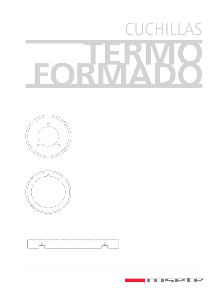 ROSETE Termoformadora Listado63 | PDF