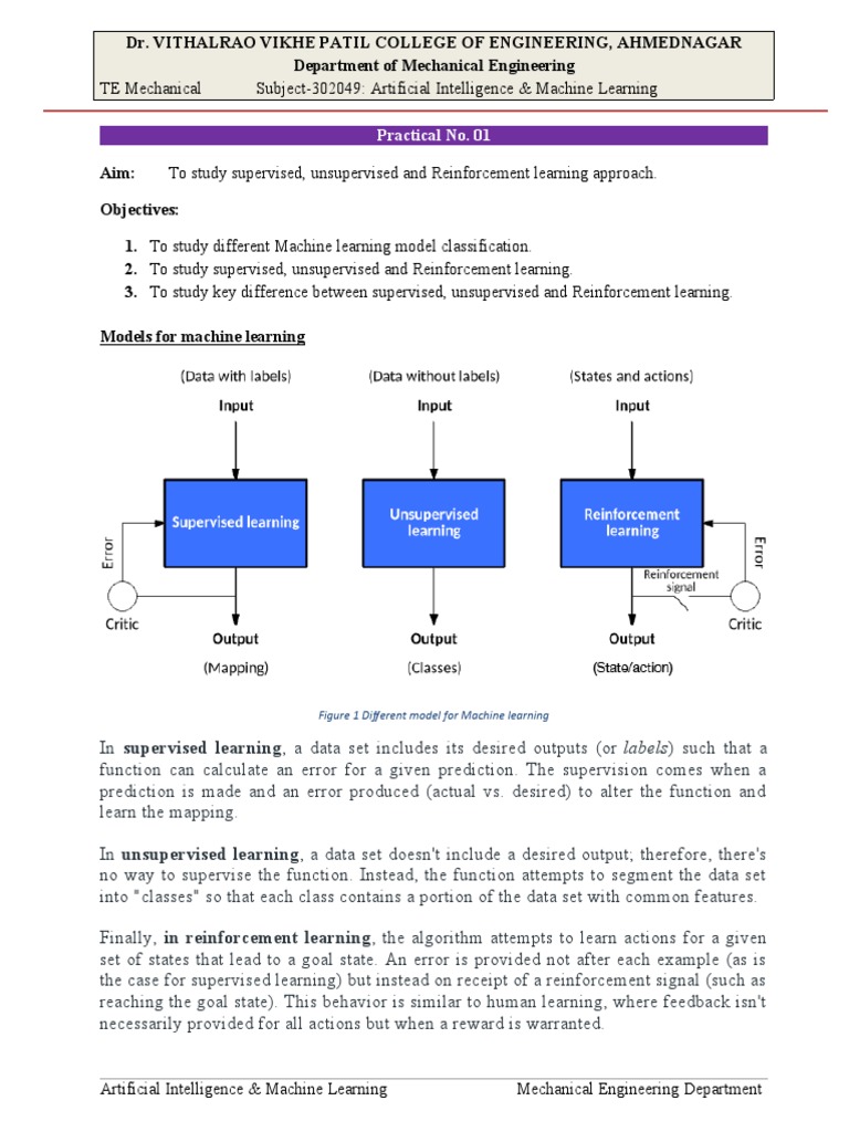 Differences in Learning Approaches | PDF | Machine Learning ...