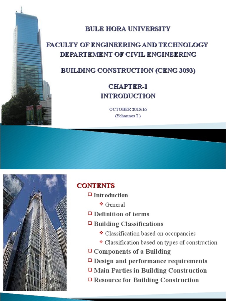 CHAPTER-1 INTRODUCTION (Final) | PDF | Resource | Building