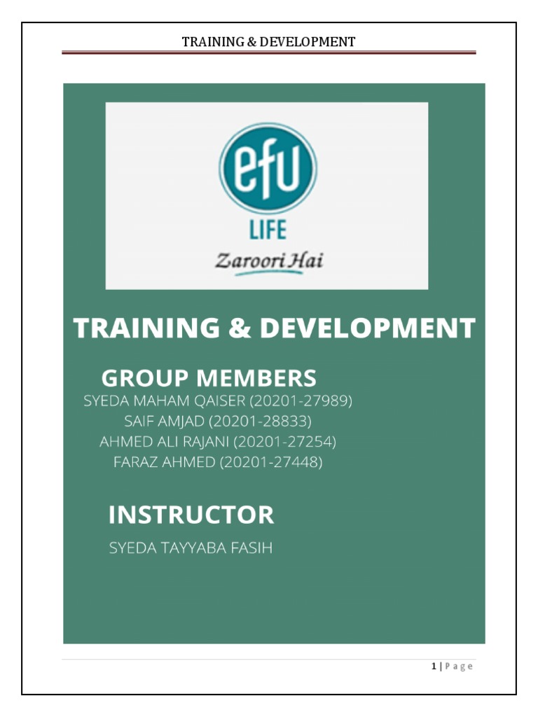 HRM Training Development Report | PDF | Performance Appraisal | Employment