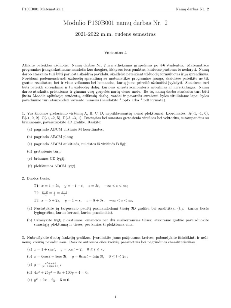 nd2 4variantas | PDF