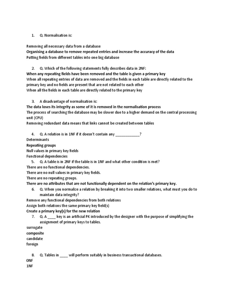 DB Normalization - 25 | PDF | Databases | Table (Database) DB Normalization - 25 | PDF | Databases | Table (Database)