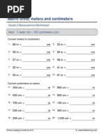 Measurement Conversion Cheat Sheet | PDF