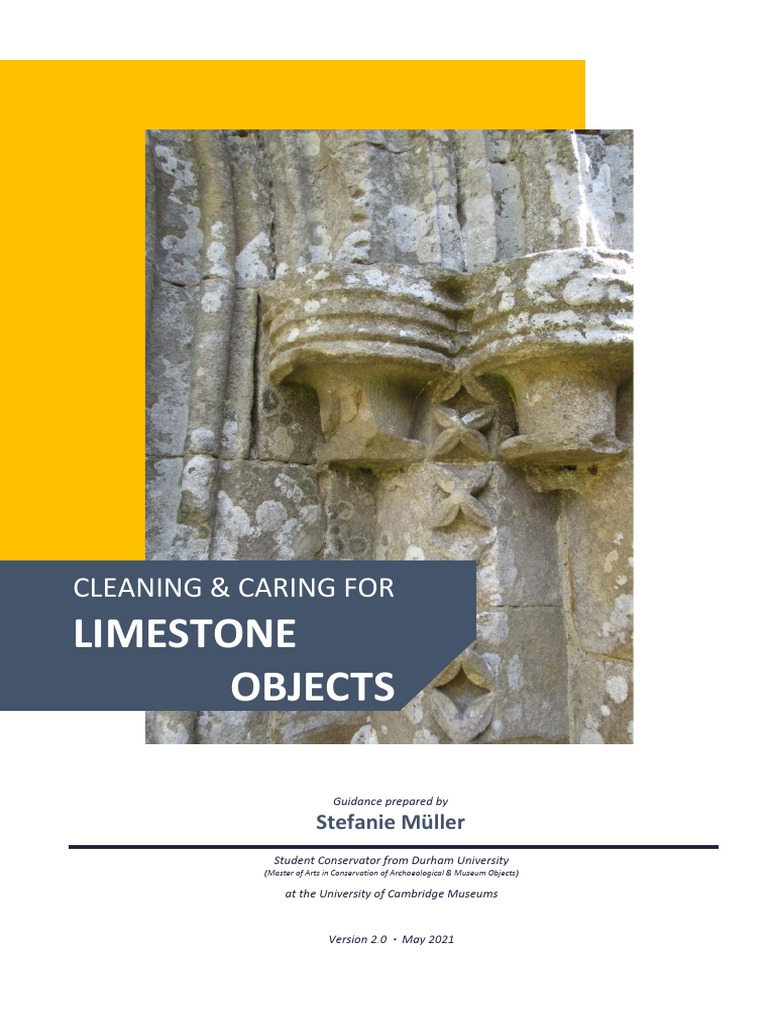 Limestone Object Cleaning - Local Museum Guide - Version 2.0 | Download ...