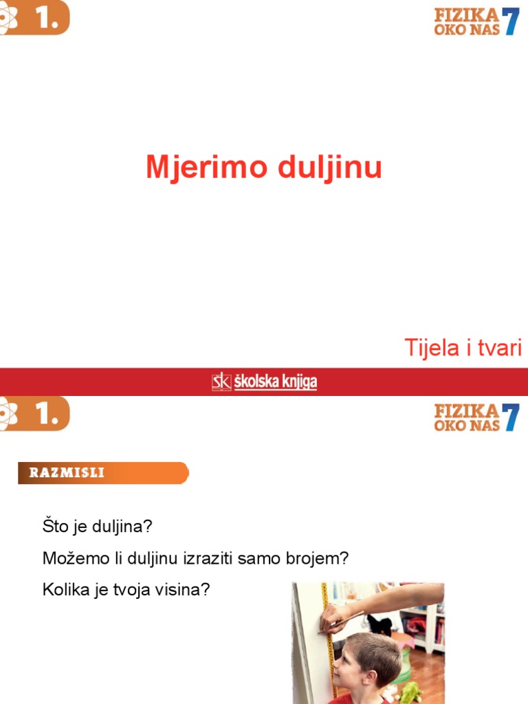 SK - 2. Mjerimo Duljinu | PDF