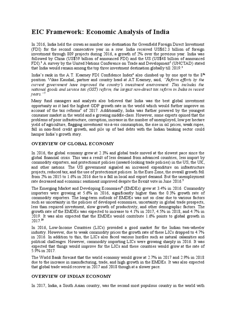EIC Analysis Case | PDF | Fiscal Policy | Government Budget Balance