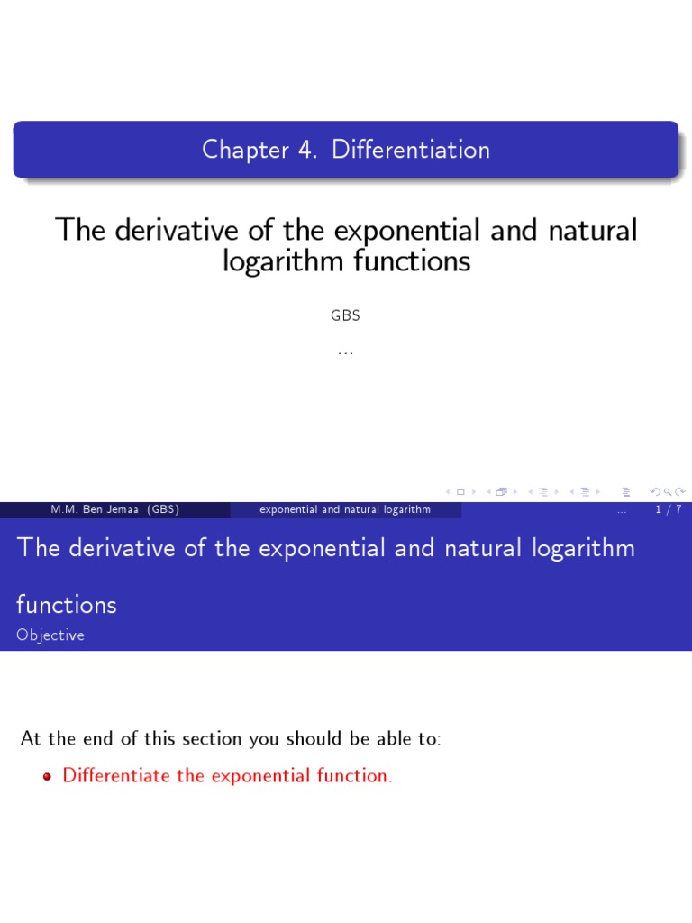 Maths | PDF | Exponential Function | Derivative