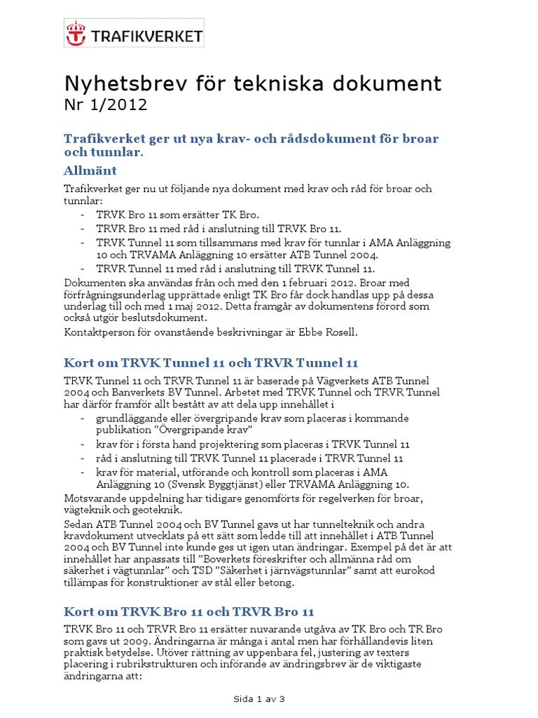 Nyhetsbrev 2012 NR 1 TRVK (R) | PDF