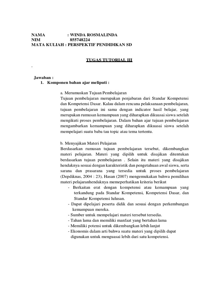 Tugas Iii Winda Rosmalinda | PDF