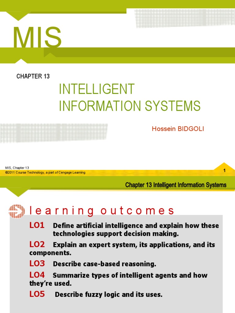 MODULE 13 INTELLIGENT INFORMATION SYSTEMS - PPT - ch13 | PDF ...