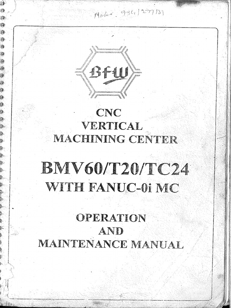 BFW Maintenance Manual | PDF