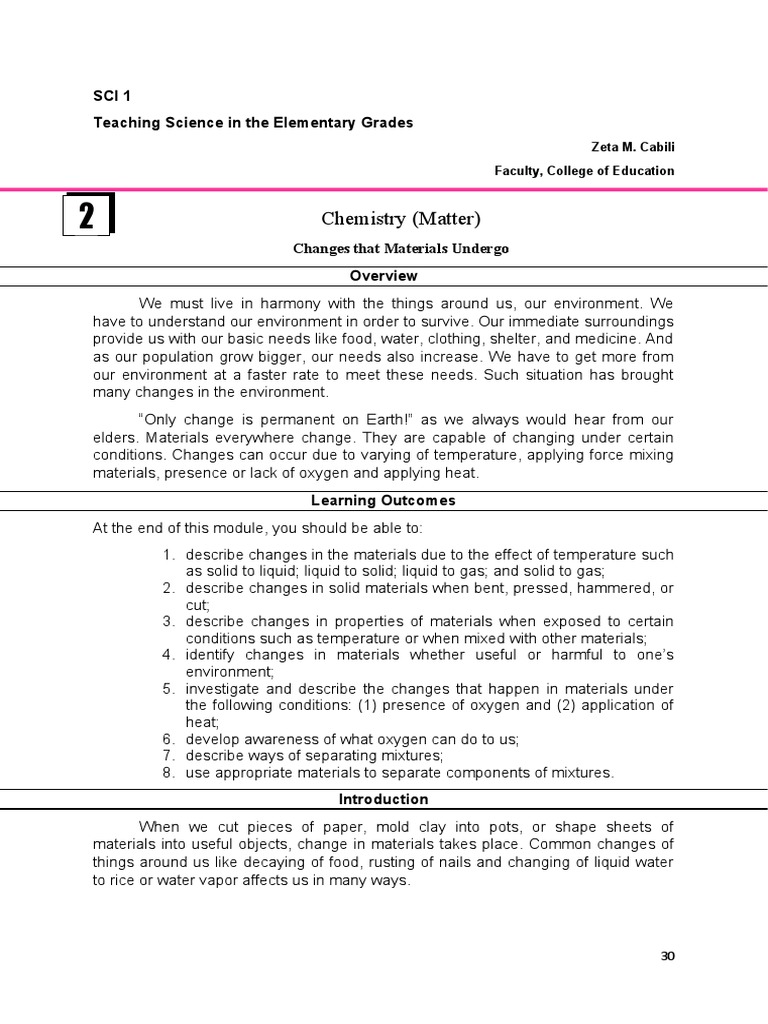 Science Module 2 | PDF | Liquids | Water